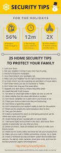 25 Must-Use Home Security Tips for the Holidays | Infographic Portal