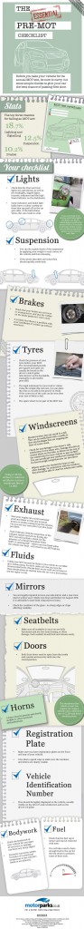 Motorparks’ Essential Pre-MOT Checklist | Infographic Portal