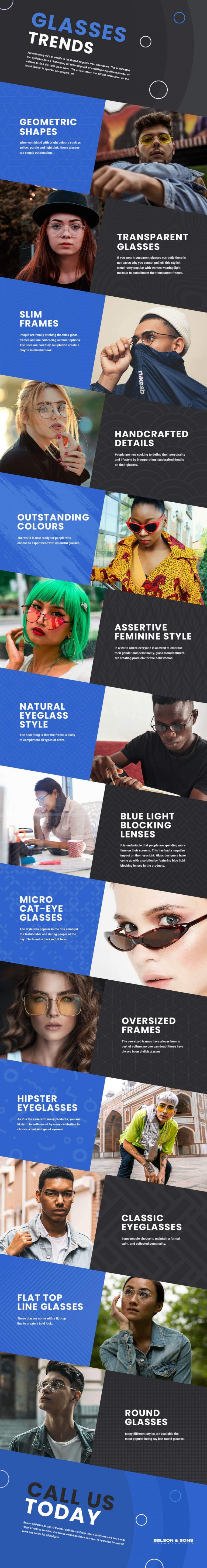 Glasses Trends for 2020 | Infographic Portal