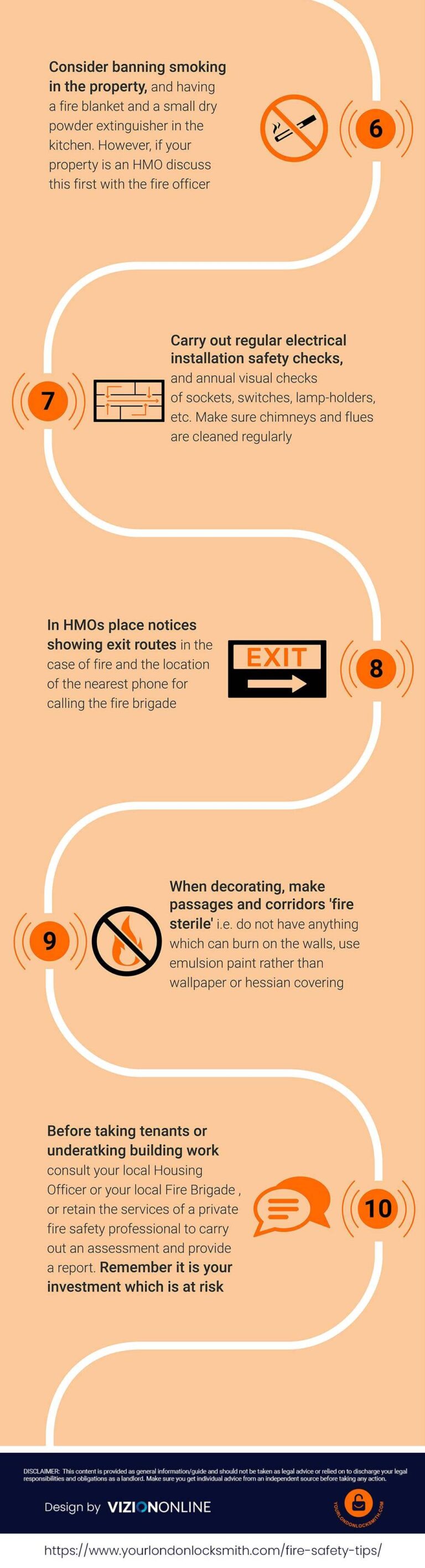 10 Fire Safety Tips For Landlords And HMO’s - Infographic Portal