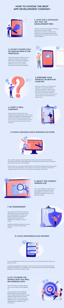 9 Tips on How to Choose the Best App Development Company - Infographic ...